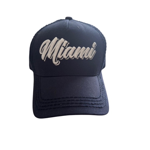 Accessories | Miami Baseball Cap | Poshmark